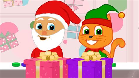 고양이 가족 한국어 새해 선물 공장 어린이를 위한 만화 Youtube