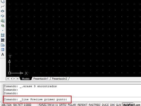 Coordenadas Relativas AutoCad Intermedio