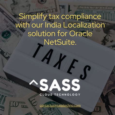 Sass Cloud Technology And Services Llp On Linkedin Oraclenetsuite Gst Taxservices