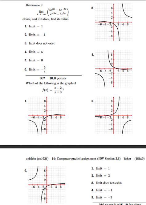 Solved I Would Like To Understand Why The Limit Is If Chegg Com