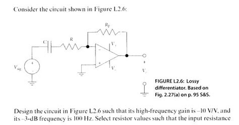 Solved Consider The Circuit Shown In Figure L26 Figure