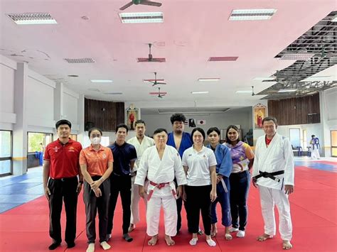 ศูนย์ส่งเสริมวัฒนธรรมและการกีฬา เยี่ยมชมการฝึกซ้อมของนักกีฬายูโด นักศึกษาทุนโควตานักกีฬา ศูนย์