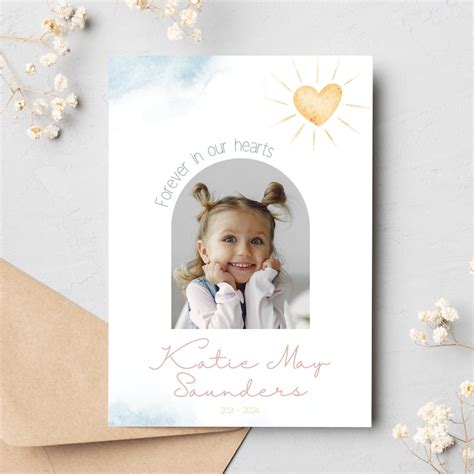 Infant Funeral Program Etsy Infant Funeral Program Etsy