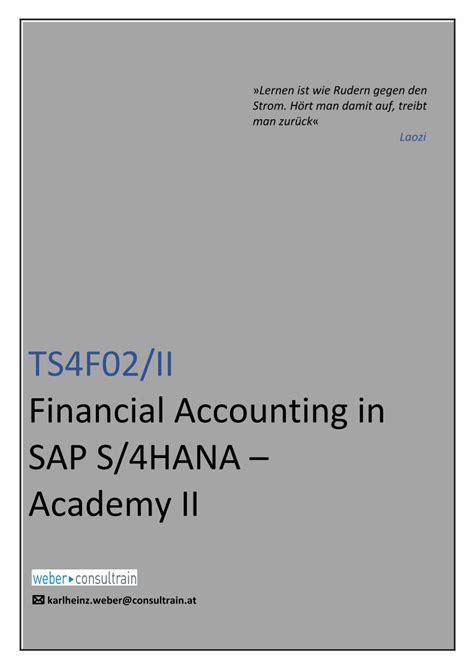 PDF Financial Accounting In SAP S HANA Academy IIconsultrain At Wp Content Uploads