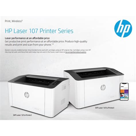 Hp Laser 107w Printer 4zb78a Shopee Malaysia