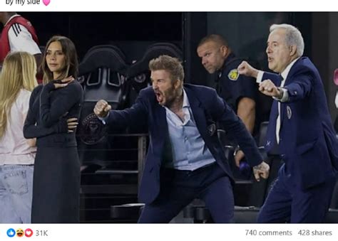 David Beckham Shares Funny Picture Of Himself And Wife Victoria Beckham