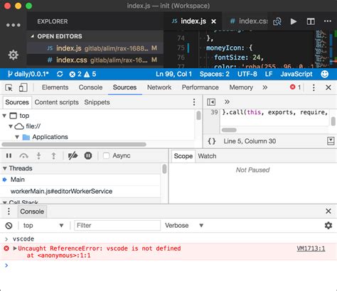 Visual Studio Code How To Use Variable Vscode In Developer Tools