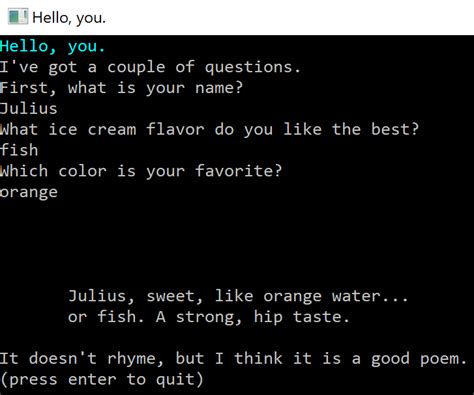 Debugging Code Poem Generator C • Programming Is Fun