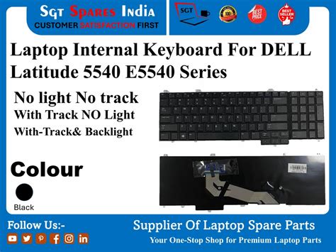 Laptop Internal Keyboard For Dell Latitude 5540 E5540 Series No Light No Track With Track No