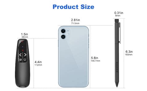 2 Units Presentation Clicker Powerpoint Presenter Remote Laser Pointer Project