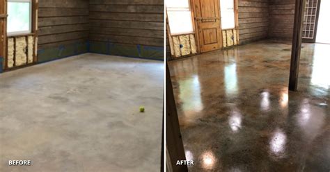 Diy Acid Stained Concrete Floors