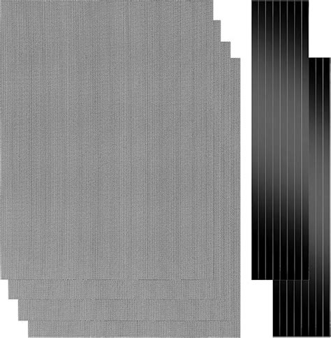 [4 Pack] 400x300mm Diy Pc Case Dust Mesh Filter Pvc