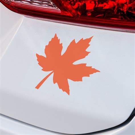 Maple Leaf Real Decal Vinyl Decal Car Decal Maple Leaf Decal Canada