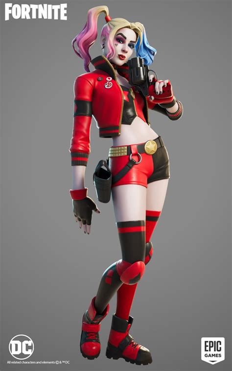 Artstation Epic Games Fortnite Skin Rebirth Harley Quinn Gene