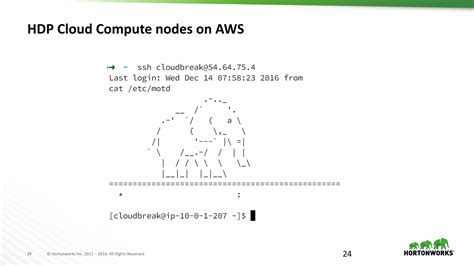 introduction to hortonworks data cloud for aws ppt