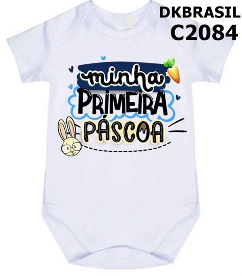 Body Frases Páscoa C2084 Elo7 Produtos Especiais