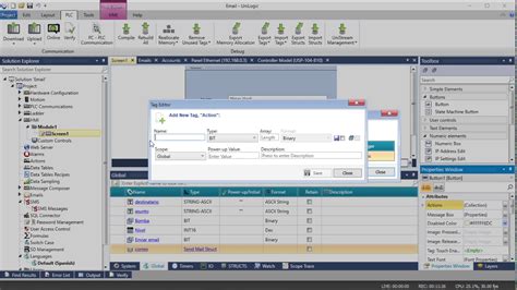 Envio De Email En Unistream Unilogic Unitronics YouTube
