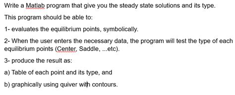 Solved Write A Matlab Program Chegg