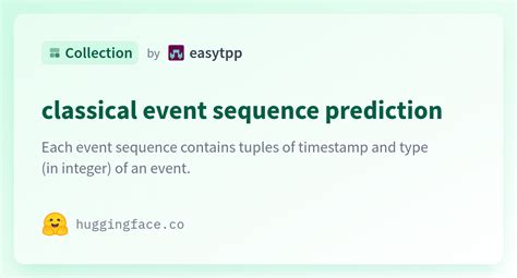 Classical Event Sequence Prediction A Easytpp Collection
