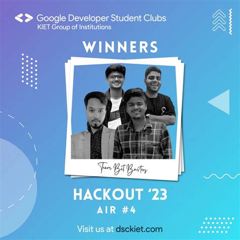 Gdg On Campus Kiet On Linkedin Hackathon