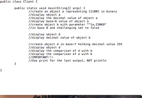 Public Class Client Public Static Void Main String Chegg Com