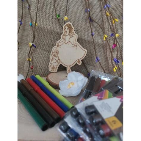 Фигура за оцветяване Снежанка