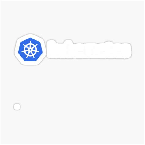 Kubernetes Logo Sticker For Sale By Gregoirevalette Redbubble