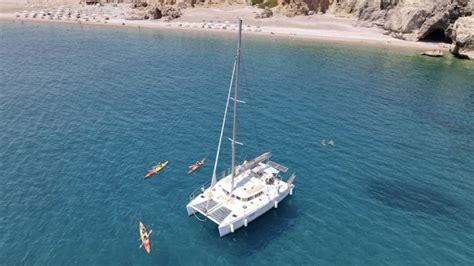 로도스에서 점심 식사가 포함된 쌍동선 일일 크루즈 Kkday