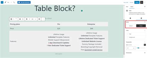 How To Use Gutenberg Table Block Effectively Galussothemes