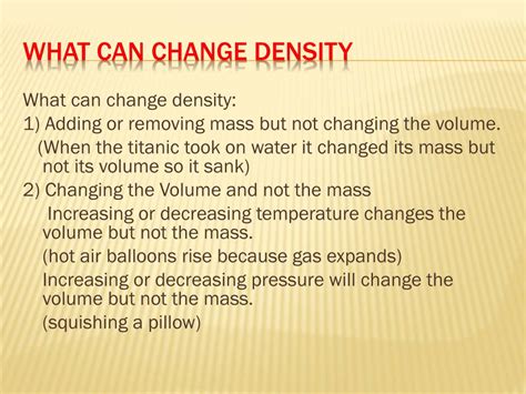 PPT DENSITY PowerPoint Presentation Free Download ID 2019182