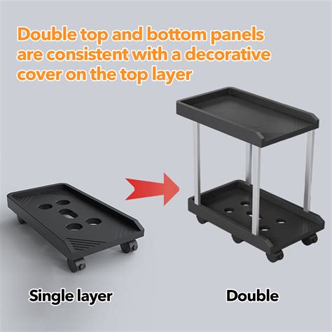 Mobile Computer Towers Stand Cpu Stand Mobile Desktop Tower For Pc