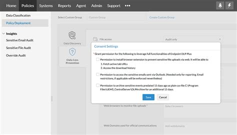Deploying A DLP Policy Data Loss Prevention ManageEngine Endpoint DLP Plus