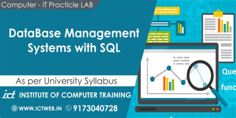 Database Management Systems With Sql Ict Ahmedabad Ict Computer Courses