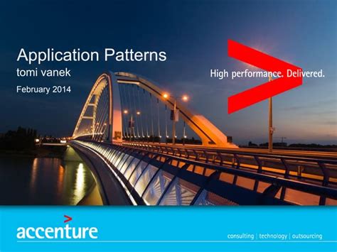 Application Patterns Ppt