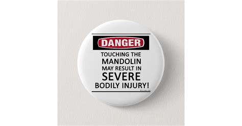 Danger Mandolin Pinback Button Zazzle