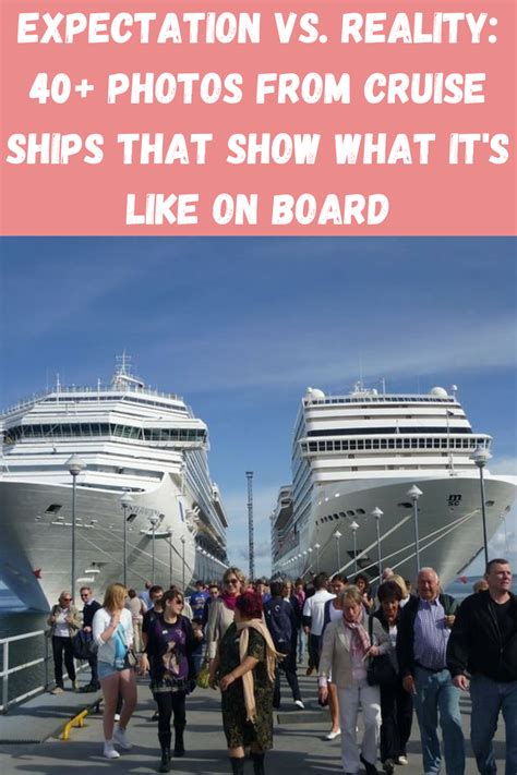 Expectation Vs Reality 40 Photos From Cruise Ships That Artofit