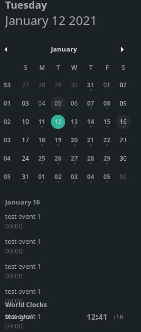 GNOME Shell Excess Events Cut Into Other Info Boxes Issue 147