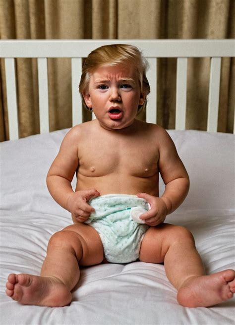 Donald Trump In A Crib Stable Diffusion Online