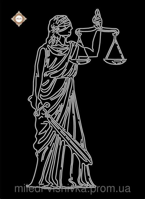 Схема для Частичной Вышивки Бисером Фемида — Купить Недорого на Bigl Ua 1583556683