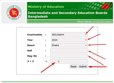 Ssc Result 2024 Dekhun Marksheet With Number