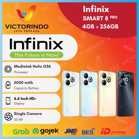 Promo Infinix Smart 8 Pro Ram 4gb Rom 256gb Garansi Resmi Rainbow Blue Diskon 10 Di