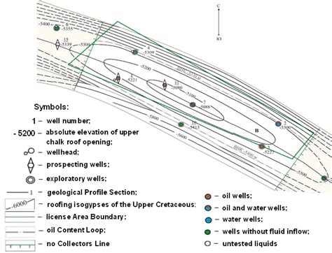 Structural Map On The Roof Of Upper Cretaceous Sediments Download Scientific Diagram