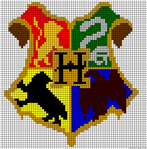 Harry Potter Pixel Art Hogwarts