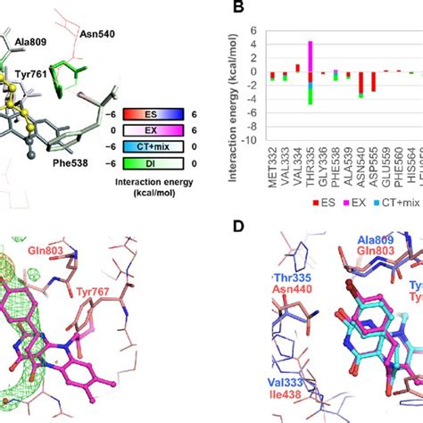 Residue Level Interactions Between Lsd1 Or Lsd2 And Cis 4 Br Pcpa Pdb