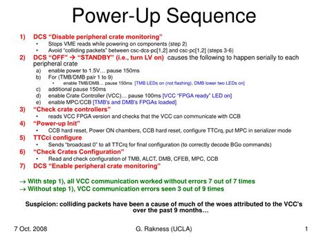 Ppt Power Up Sequence Powerpoint Presentation Free Download Id4318802