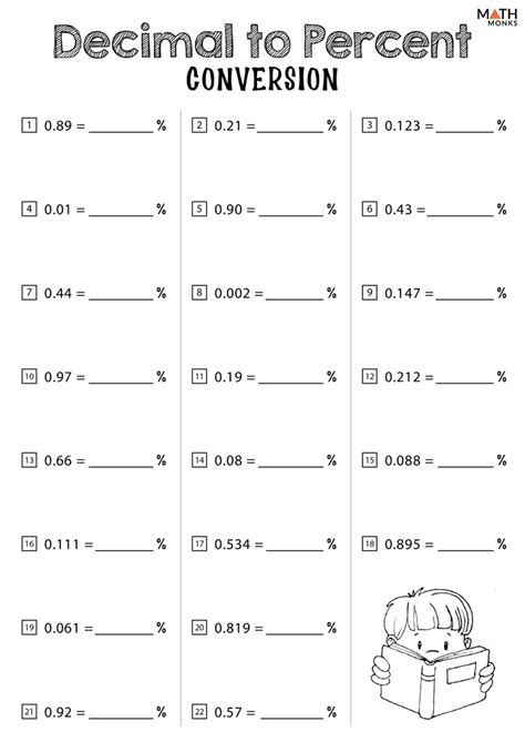 Free Fractions Percents And Decimals Worksheet Download Free Fractions