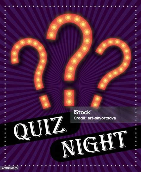 퀴즈 밤 발표 포스터 디자인 웹 배너 배경 벡터 일러스트 레이 션 펍 퀴즈 펍이 나 바 나이트 클럽에서 개최 현대 출판 팀