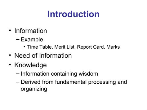 Lecture 01 Overview Of Dbms PPT