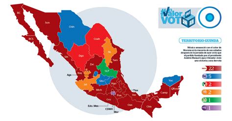 Así Queda El Mapa Político De México Tras Elecciones En Coahuila Y