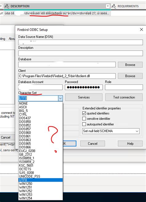 Hebrew Encoding For Odbc Driver Rfirebird